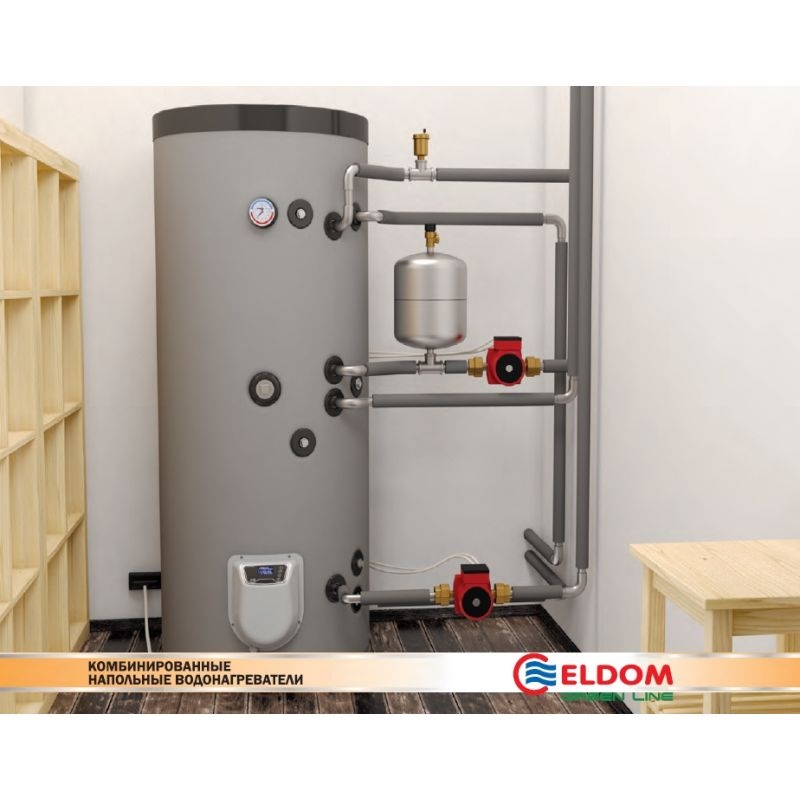 Бойлер косвенного нагрева Eldom FV20060S Green Line с одним теплообменником артикул FV20060S ...